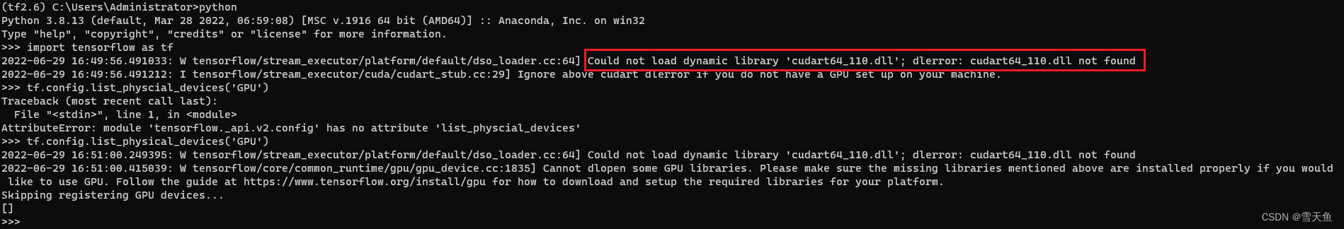 【Tensorflow-gpu】window11下深度学习环境搭建_win11环境下下载tensorflow-CSDN博客