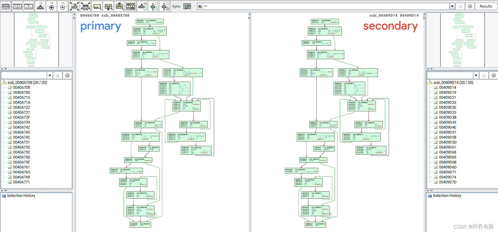 bindiff+ida判定样本所属类型_ida bindiff-CSDN博客