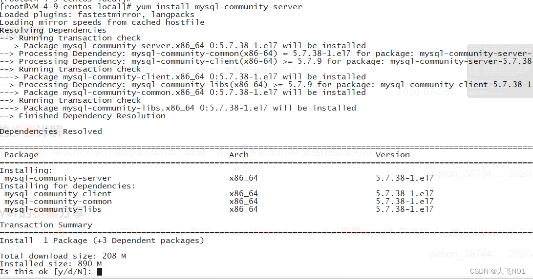 Centos7在线安装mysql5 7 Centos7 在线安装mysql57 Csdn博客