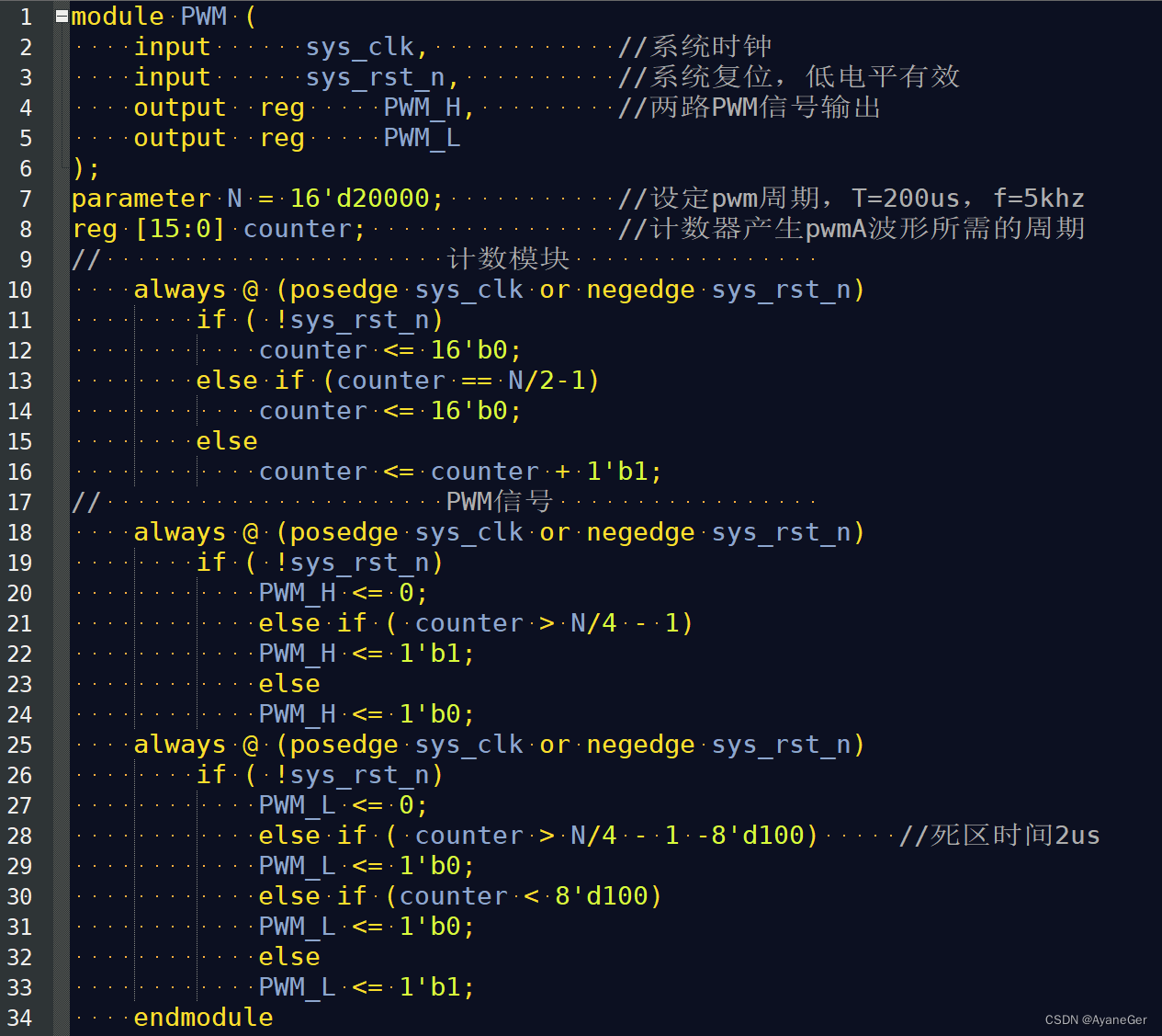 FPGA产生PWM波形_fpga输出pwm波-CSDN博客