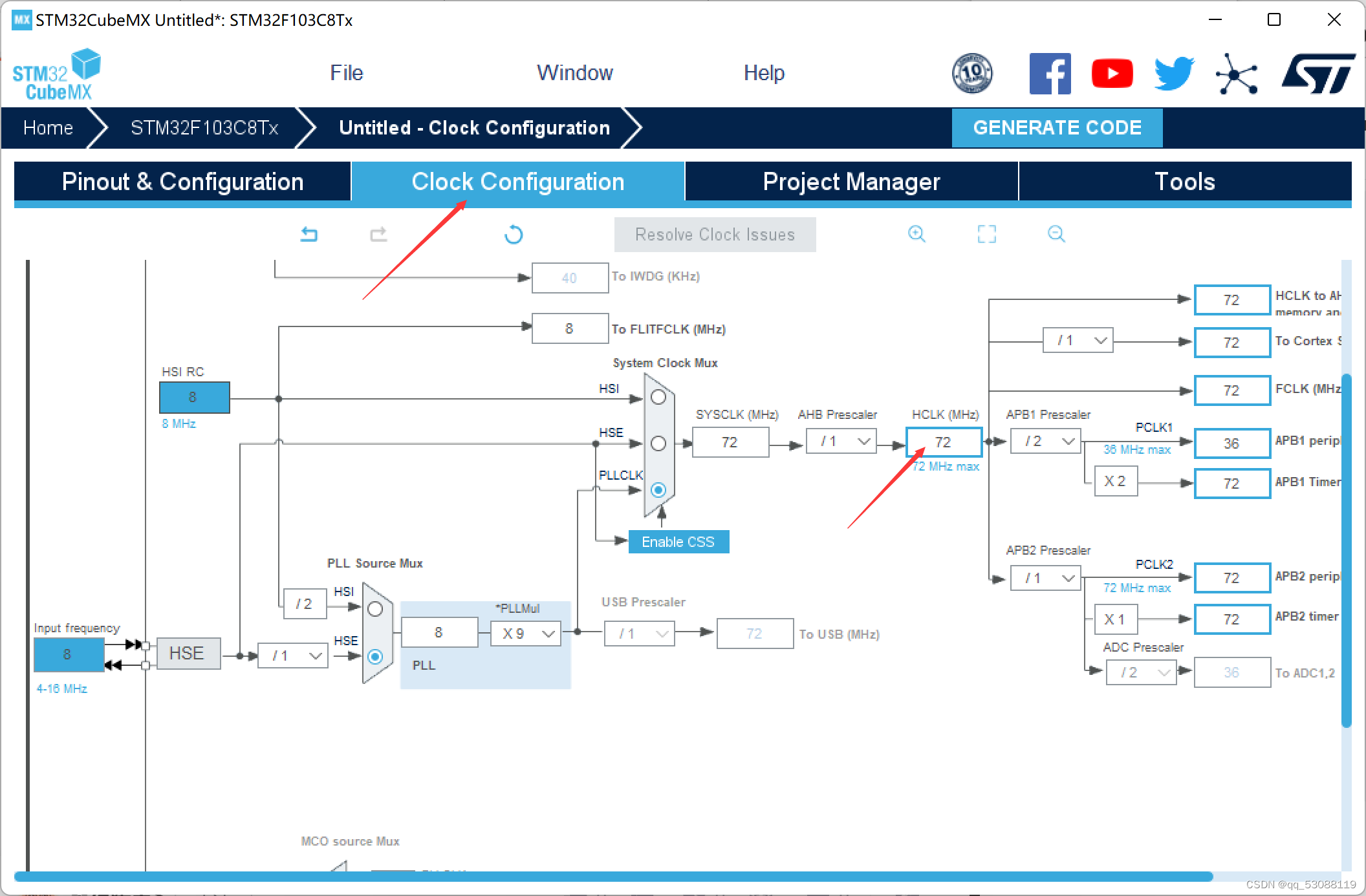 STM32以HAL库外部中断模式控制灯的亮灭_stm32 pa1~4控制-CSDN博客