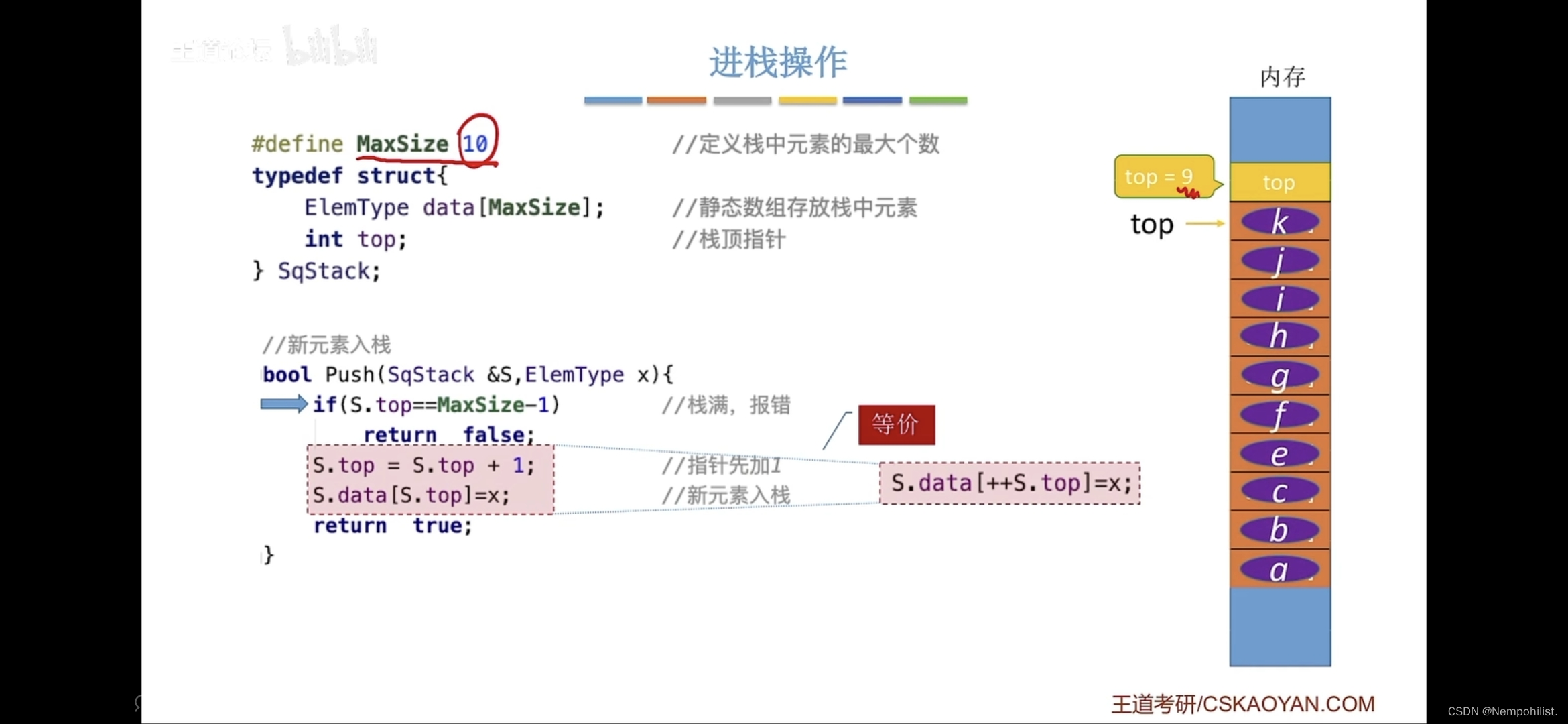 【数据结构——栈和队列】 Csdn博客 