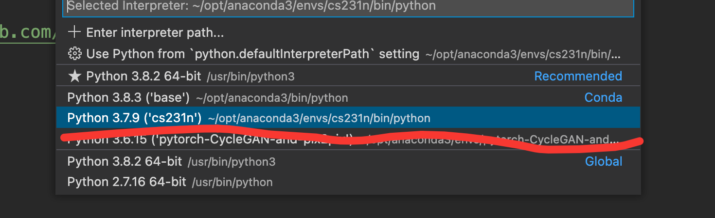 vscode run python file,报错 ERROR conda.cli.main_run:execute(33 ...