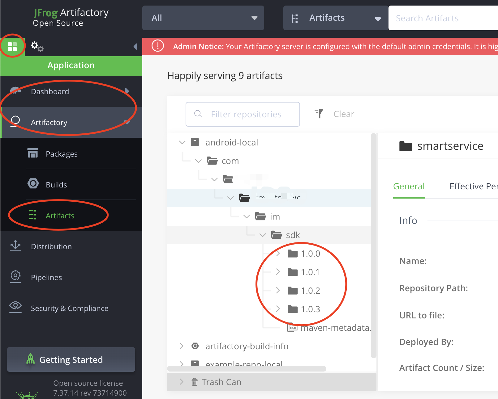 搭建私有Jfrog artifactory仓库并上传Android Library_jfrog上传文件-CSDN博客