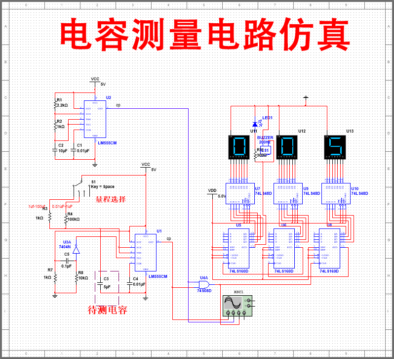 【全套资料.zip下载】数电课设-电容测量电路Multisim仿真设计【Multisim仿真+报告+讲解视频.zip下载】_电容测量电路(含 ...