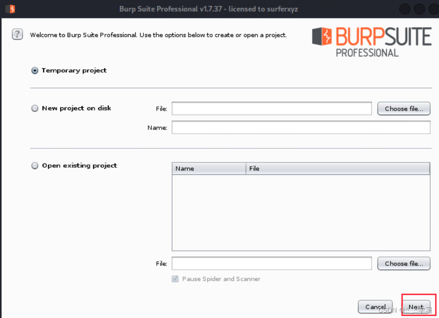 Burpsuite 简单使用教程-kali系统_kali burp-CSDN博客
