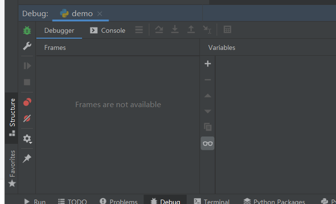 Pycharm在debug是显示Frames are not available-CSDN博客
