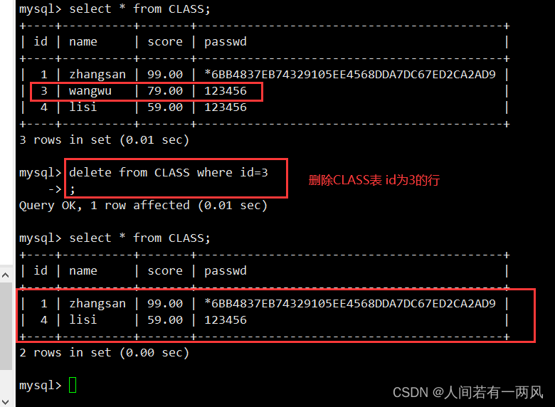 MySQL：数据库管理基本操作（一）_mysql中创建表时在主键后添加关键字与最后一句指定有什么区别-CSDN博客