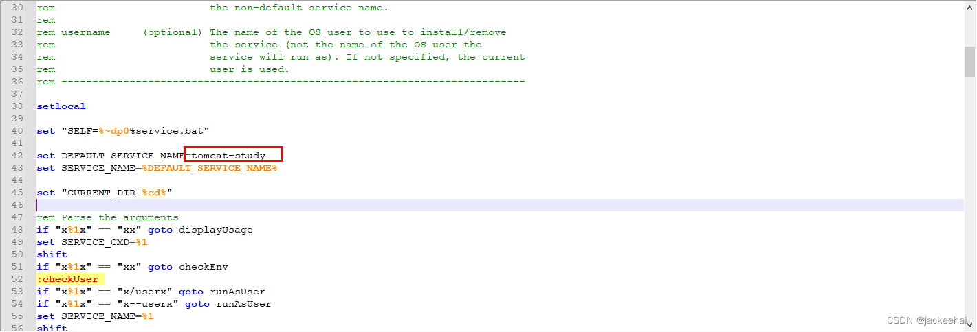 windows 下 tomcat 如何 做成系统服务 并修改 服务名称 支持多tomcat部署_安装两个tomcat怎么改服务名-CSDN博客