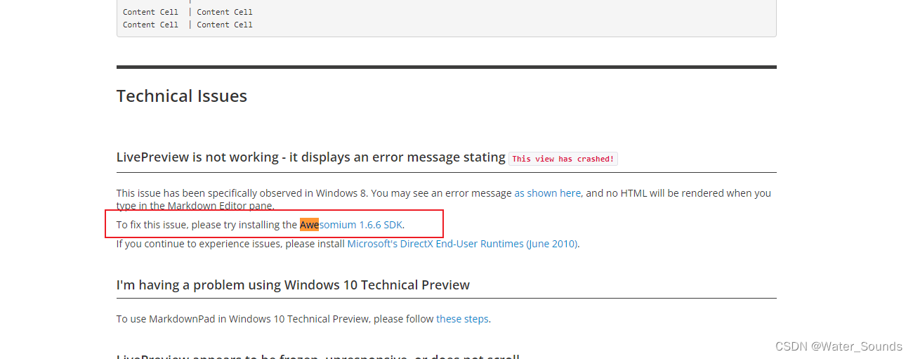 markdownpad2渲染组件出错——Awesomium sdk组件下载-CSDN博客