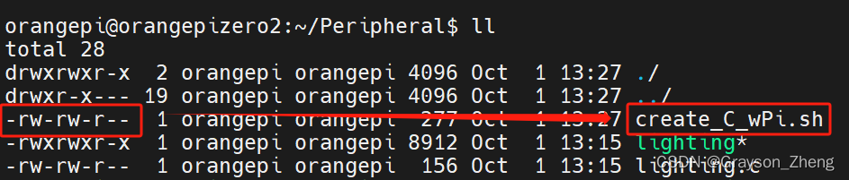 OrangePi ZERO 2 外设应用程序开发之用 wiringOP 编程点亮一个LED 与 shell 脚本编译-CSDN博客