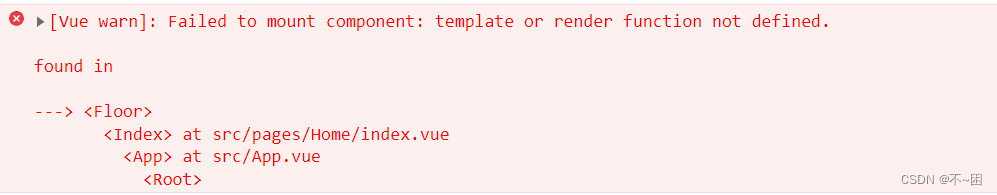 Vue Failed To Mount Component Template Or Render Function Not 