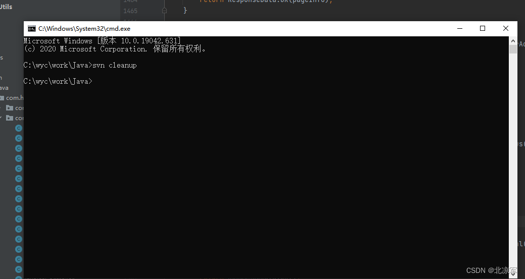 Error:svn: E155037: Previous operation has not finished； run ‘cleanup‘ if it was interrupted_svn ...