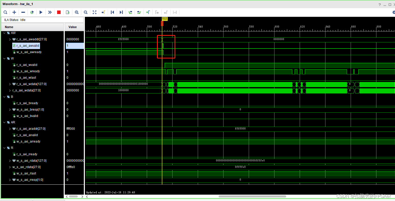 Ddr3 Axi4接口读写回环测试axi4接口之ddr读写 Csdn博客 2846