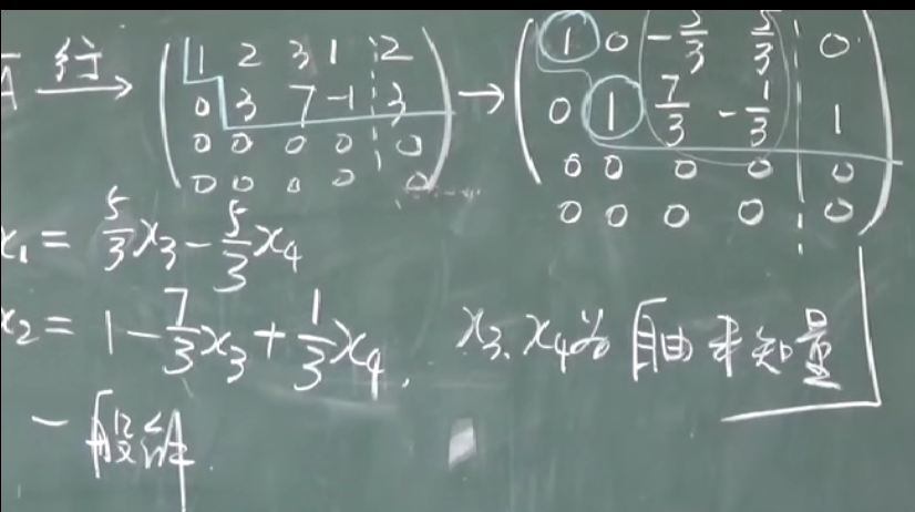 005 宋浩老师《线性代数》笔记（第四章线性方程组） 增广矩阵的秩大于未知数个数例题 Csdn博客