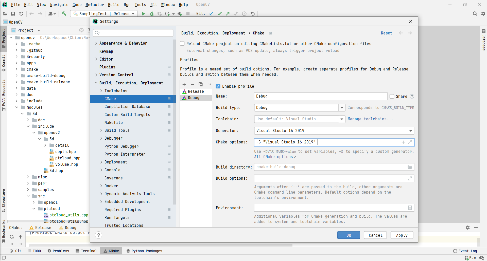 Winodws10 VS2019 Clion CMake 编译 OpenCV rc 系统找不到指定的文件。NMAKE : fatal error U1077_vs2019 detecting ...