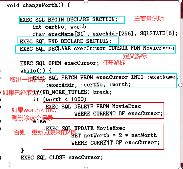 【数据库系统】数据库编程1向主语言传递sql语句的执行状态信息使主语言能够据此控制程序流程主要用sql Csdn博客