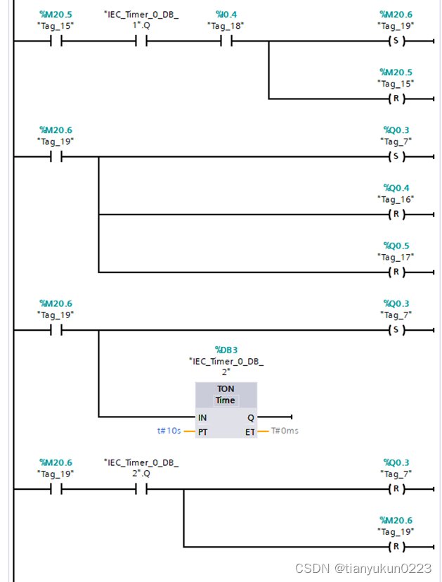 PLC S7-1200实验（烟台理工学院plc实验）（bcd码显示，十字路口交通灯，机械手，多液体混合，）_plcbcd码双位显示控制-CSDN博客