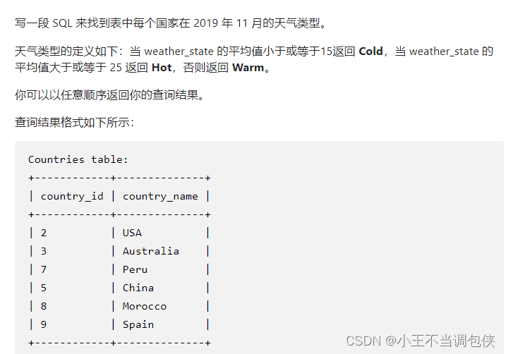 1280 学生们参加各科测试的次数 1294 不同国家的天气类型 1303 求团队人数 1308 不同性别每日分数总计 1321 餐馆营业额变化增长 Csdn博客 