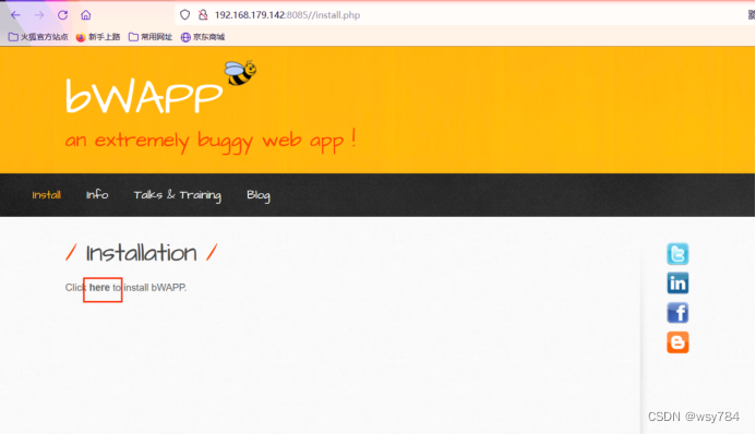 安装bwapp漏洞实验环境-CSDN博客