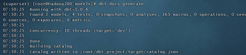 大数据——DBT：数据治理、血缘关系DBT的安装及测试（基础使用篇）_dbt安装使用-CSDN博客