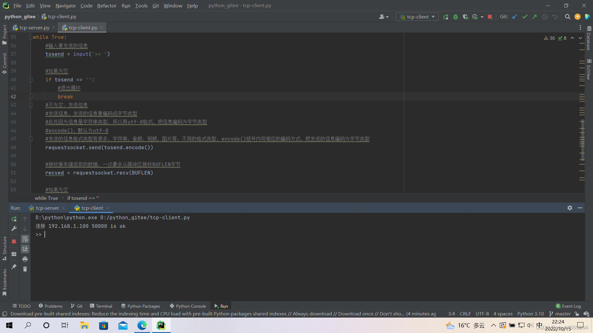 python之socket创建服务端口，客户端连接服务端口，探测服务端口_python 开个端口-CSDN博客