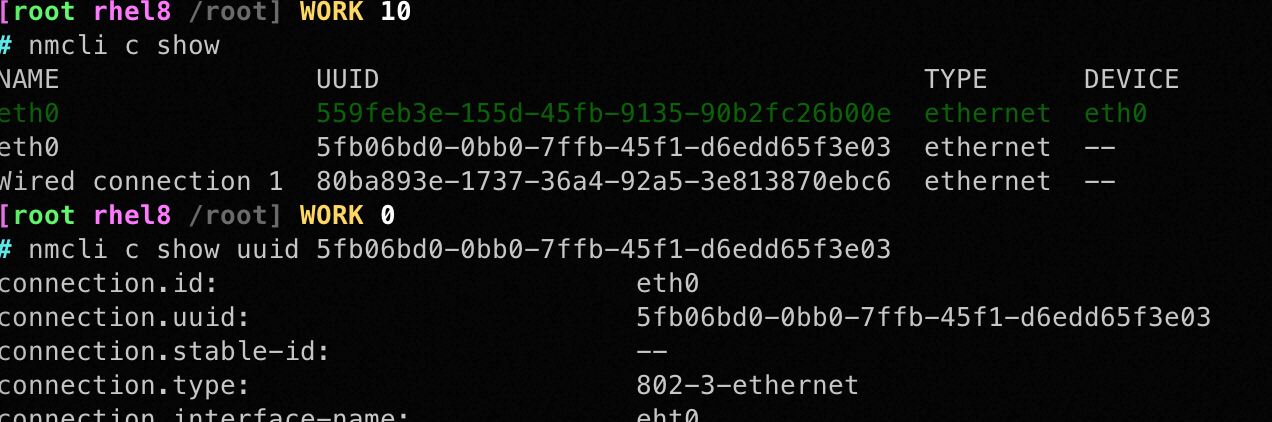 RHEL8使用nmcli配置网络_rhel8 网卡 未托管-CSDN博客