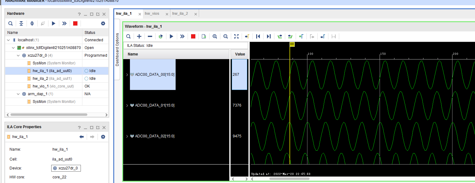 Xilinx RFSOC GEN1 ADC和DAC简单测试_xilinx的zu27dr芯片的功能-CSDN博客