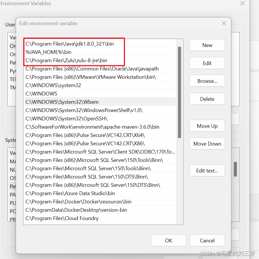 Win11 Java JDK JRE环境变量0配置安装_jre配置-CSDN博客