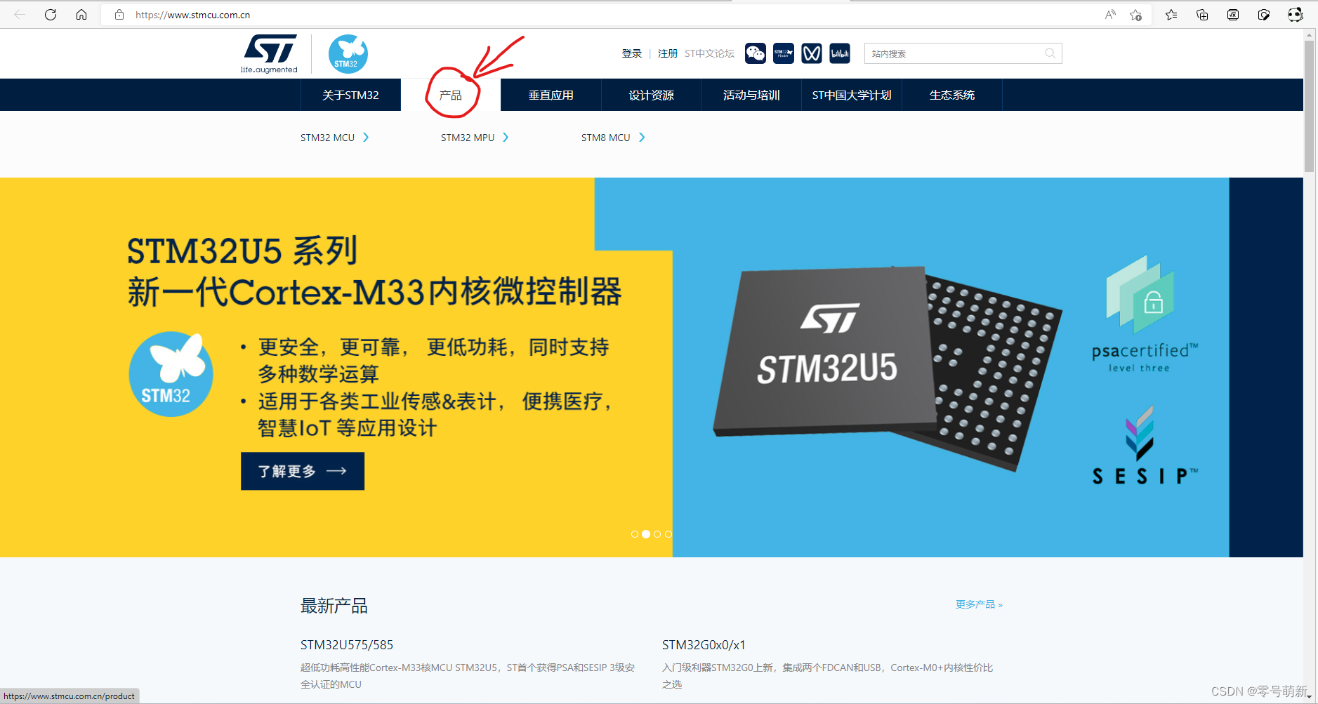 官网下载STM32系列芯片的产品选型手册_stm32选型手册-CSDN博客