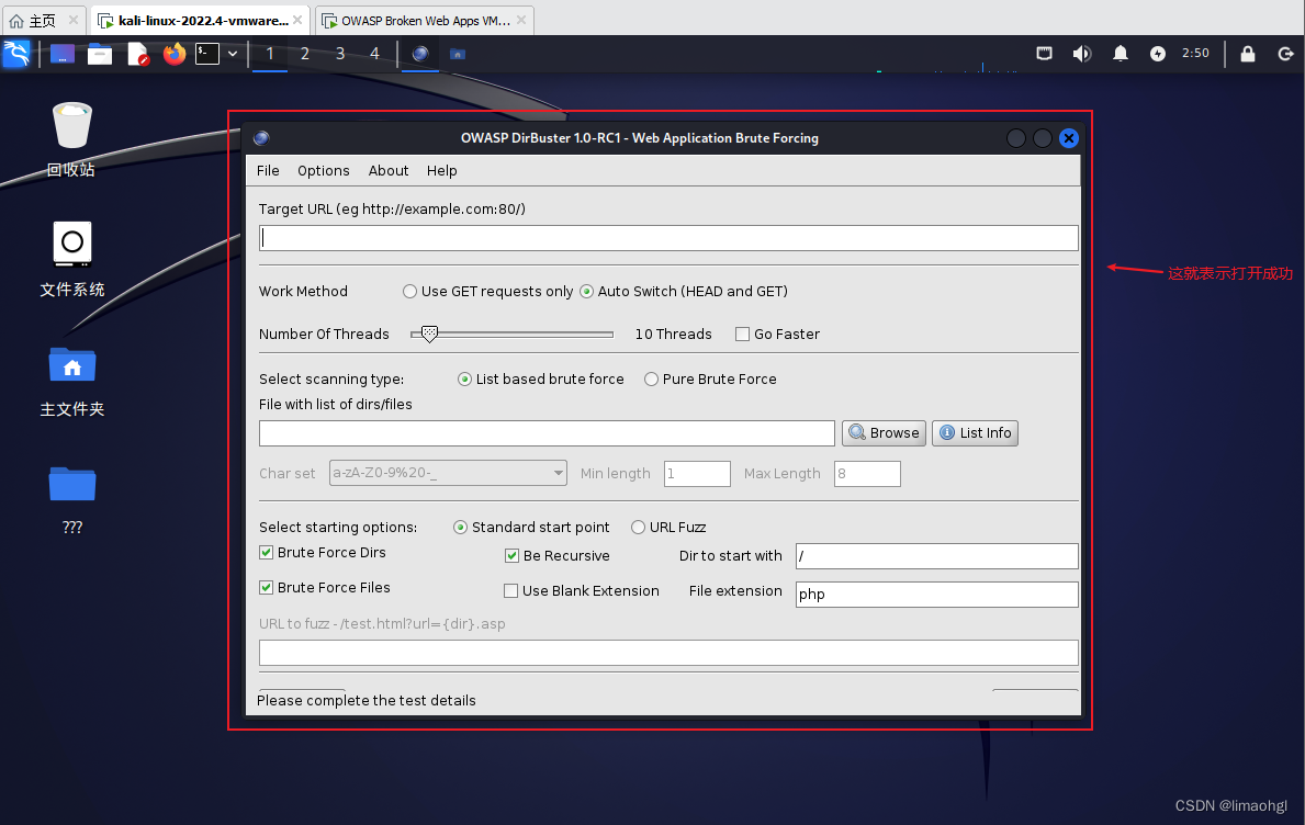 使用DirBuster寻找敏感文件和目录_dirbuster有哪些探测类型-CSDN博客
