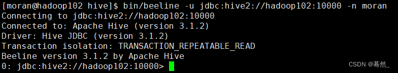 Hive Beeline连接报错：Error: Could not open client transport with JDBC Uri: jdbc:hive2://hadoop102 ...