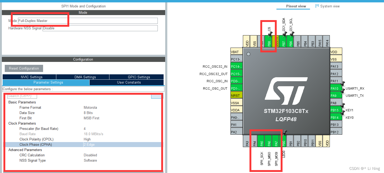 STM32Cube硬件SPI读取W25QXXID_stm32获取w25q256的id失败-CSDN博客