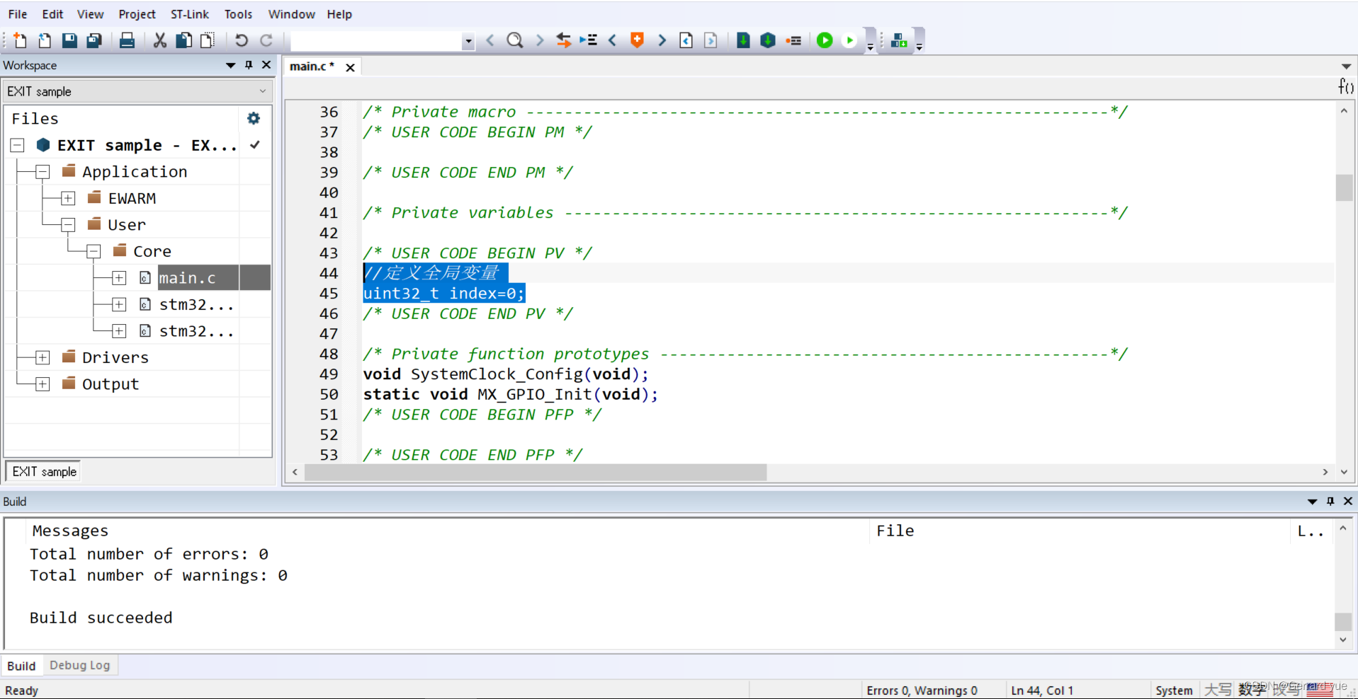 以STM32F103C6T6为例通过配置CubeMX实现EXIT外部中断_stm32c6t6 用stmcubemx-CSDN博客