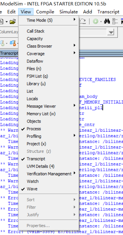 Modelsim simulation appears No Design Loaded No design loaded - Programmer Sought