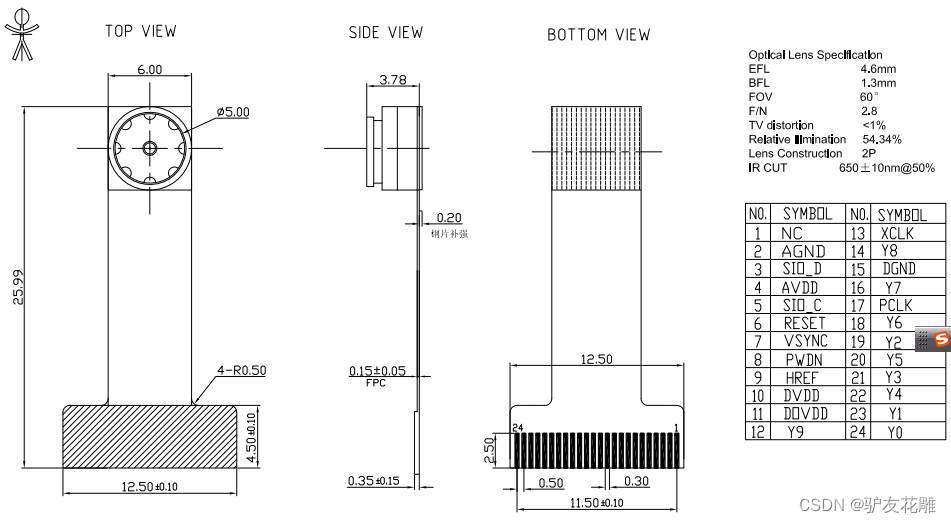 【雕爷学编程】arduino动手做（210） Ov7670摄像头模块30w采集拍照模组arduino摄像头图像处理 Csdn博客