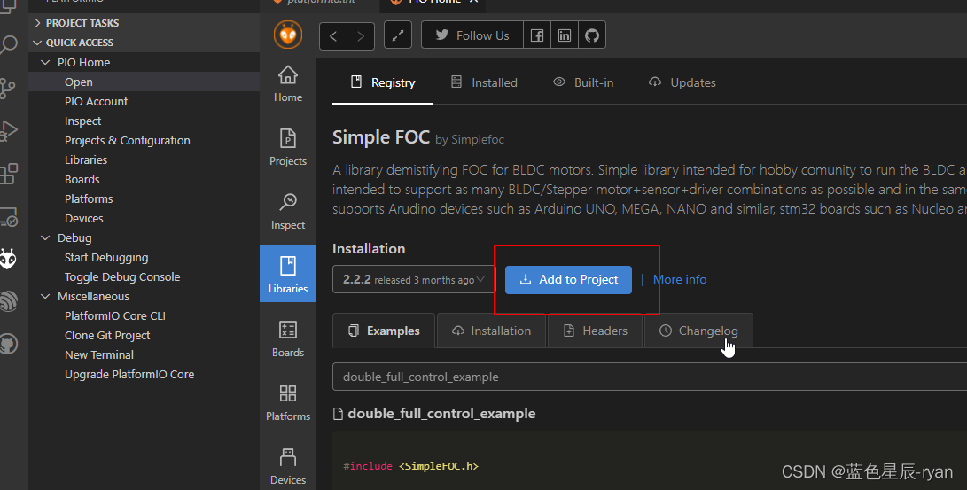SimpleFOC vs code + PlatformIO环境搭建_platformio please wait-CSDN博客