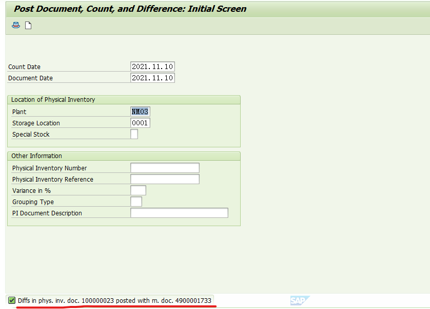 SAP MM 史上最偷懒的盘点事务代码MI10_sap事务码mi10操作手册-CSDN博客