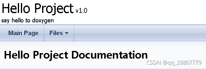 Doxygen教程 4 快速上手配置文件doxygen教程 Static Csdn博客