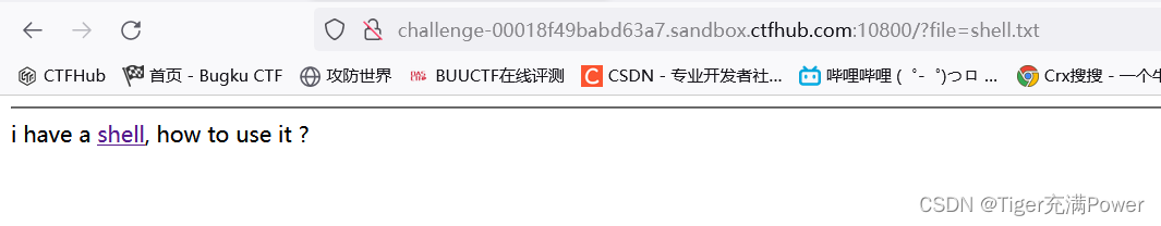 【ctfhub】rce文件包含ctfhub文件包含 Csdn博客