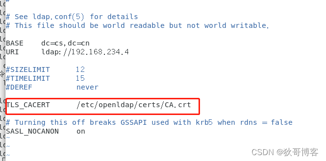Ldap+sssd认证中TLS加密设置_ldap 与tls-CSDN博客