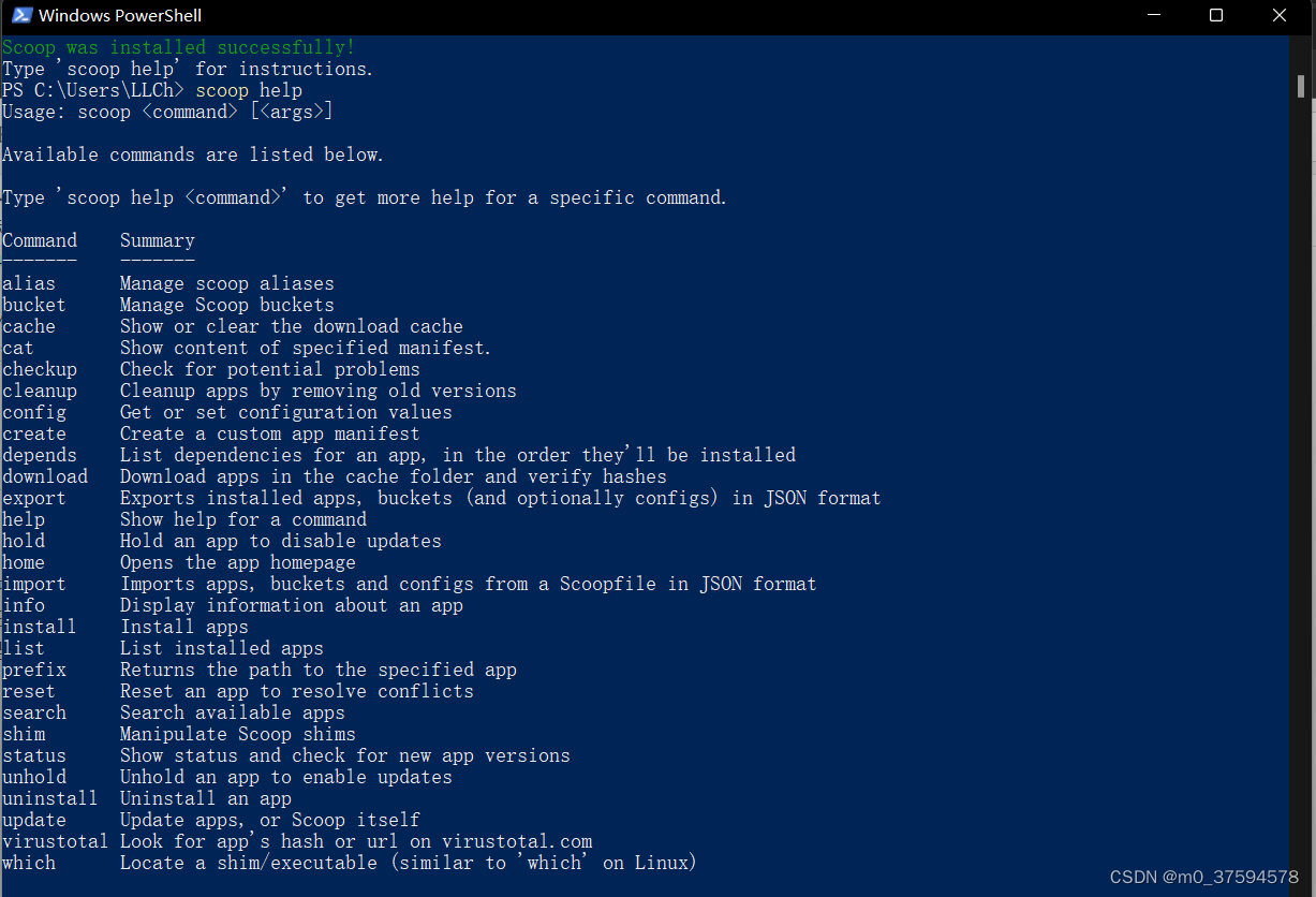 SCOOP安装及报错解决方案_scoop安装失败-CSDN博客