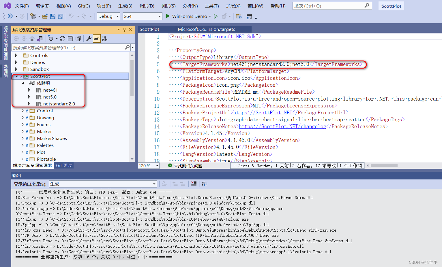 visual studio 2022 编译 基于 C# 的 图表控件库 ScottPlot_vs2022 scottplot-CSDN博客