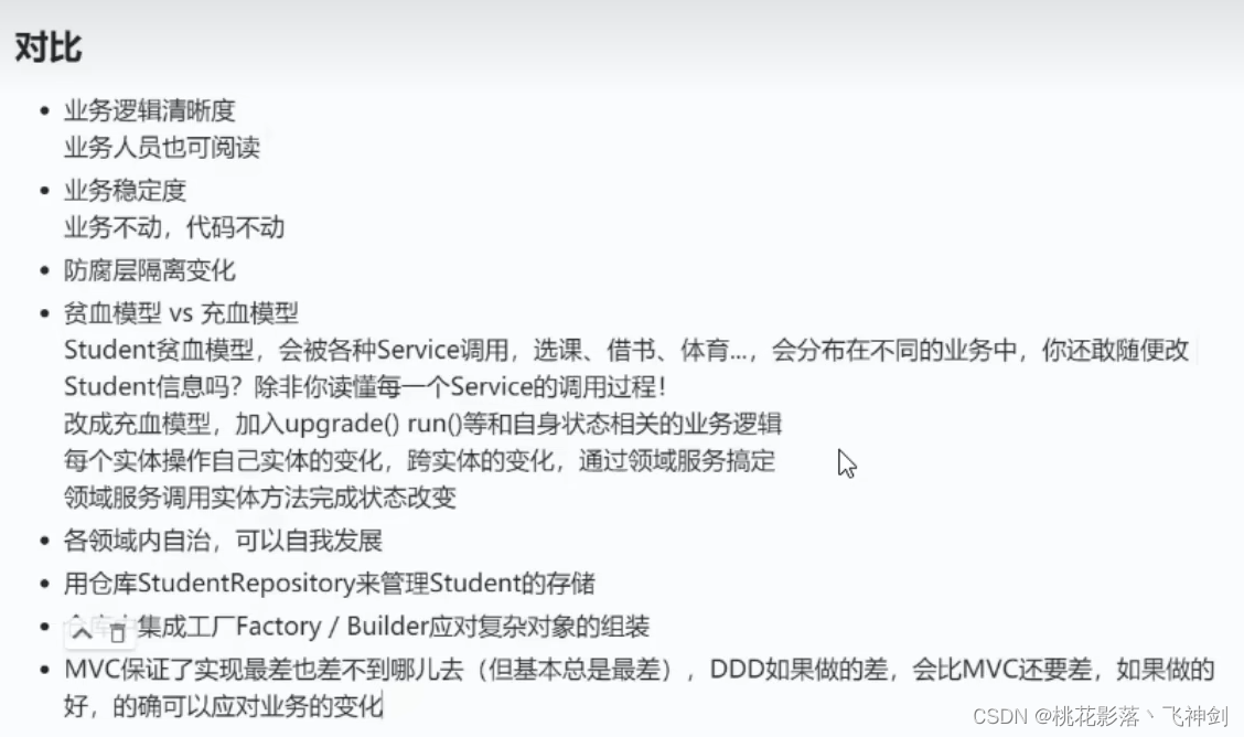 Ddd领域驱动模型笔记第2023年230期ddd论笔记 Csdn博客 