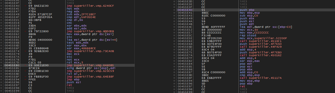 VMP3.5 脱壳--查找OEP_vmp脱壳-CSDN博客