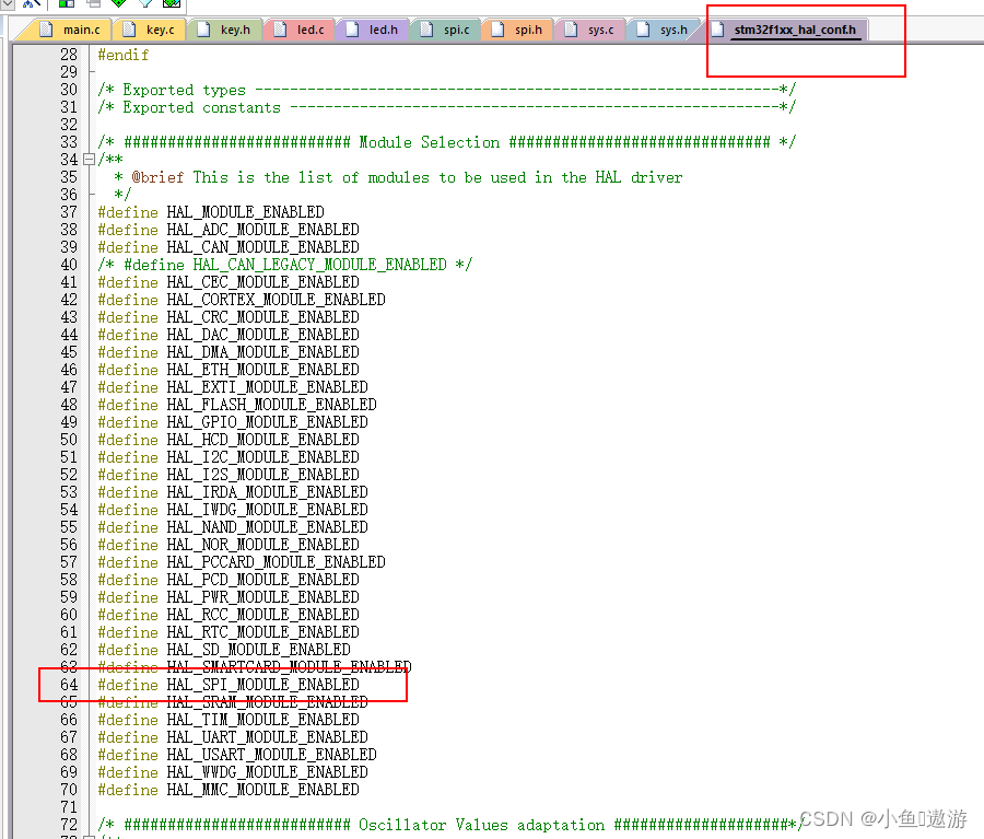 HAL库移植SPI程序出现报错..\..\Output\atk_f103.axf: Error: L6218E: Undefined symbol HAL_SPI_Ini-CSDN博客