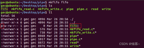 【进程间通信-管道】_mkfifo: cannot create fifo-CSDN博客