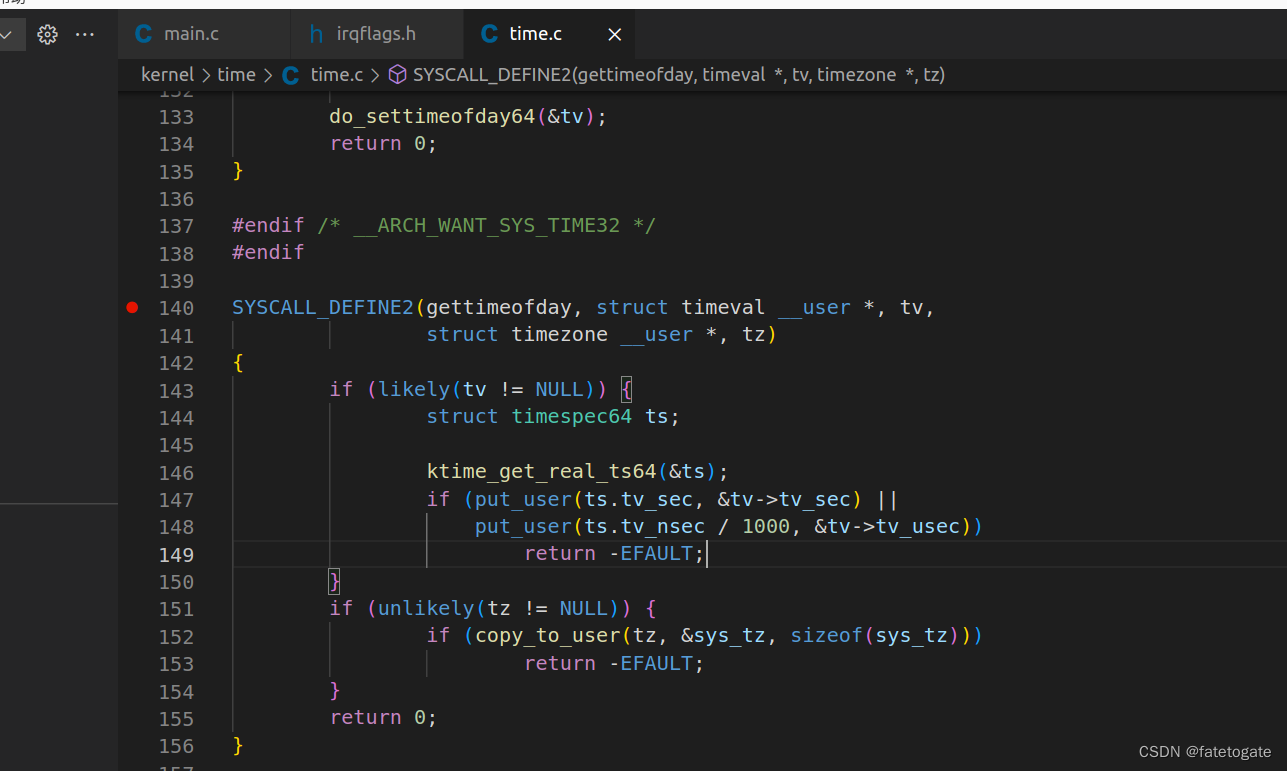 中科大软院linux _la4--以time/gettimeofday系统调用为例分析ARM64 Linux 5.4.34_foundations of arm64 linux ...