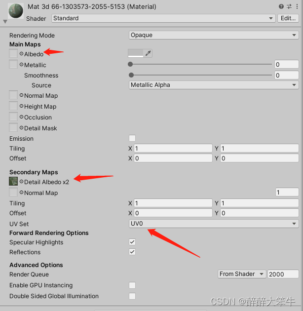 Unity material修改图片的UV通道_unity 设置模型的swapuv-CSDN博客
